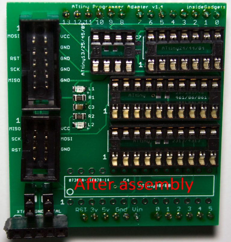 ATtiny Programmer Adapter – insideGadgets Shop