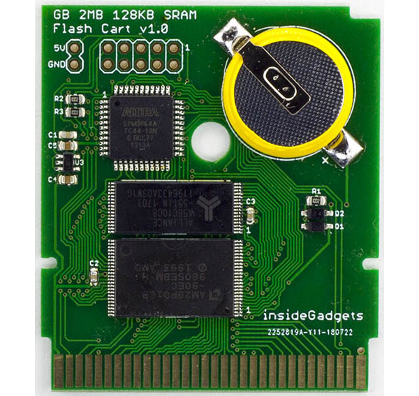 Gameboy 2MB 128KB SRAM Flash Cart (Great for LSDJ) – insideGadgets Shop