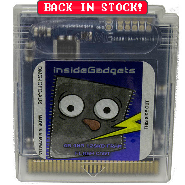 Gameboy 4MB 128KB FRAM Flash Cart (Low power, Perfect for LSDJ ...