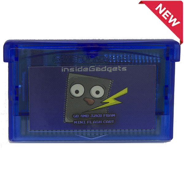 Gameboy 4MB 32KB FRAM Mini Flash Cart (fits in a GBA cartridge for GBA ...