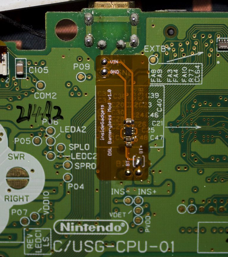 DS Lite Batteryless Mod – insideGadgets Shop